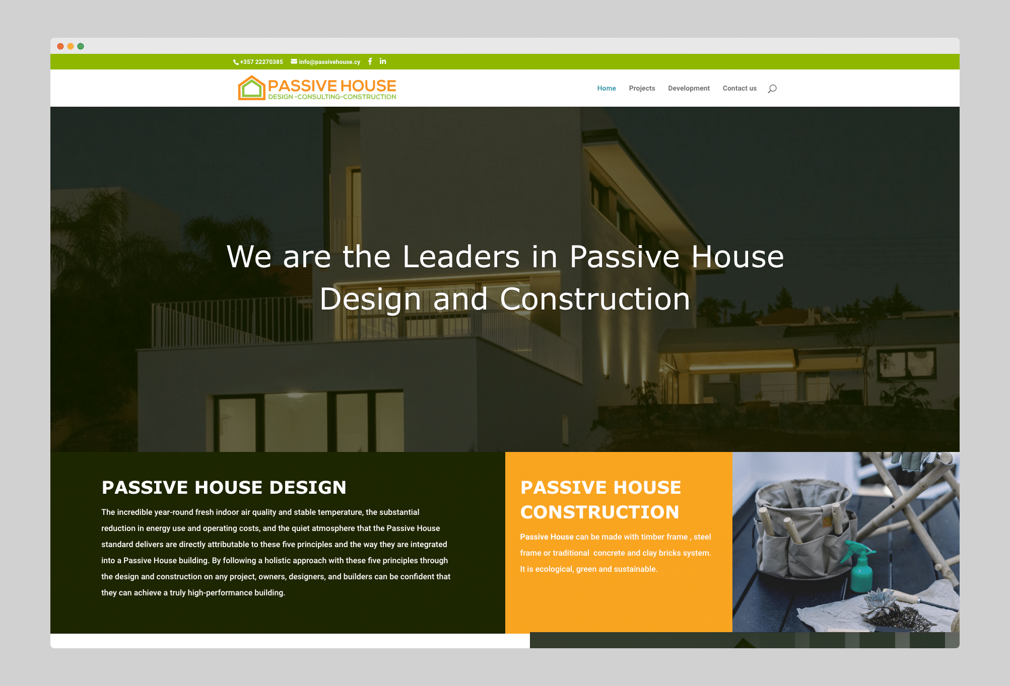 Passive House and NZEB Design in Cyprus